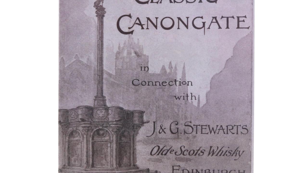 Classic Canongate by Alfred Barnard Whisky | Whisky Auctioneer
