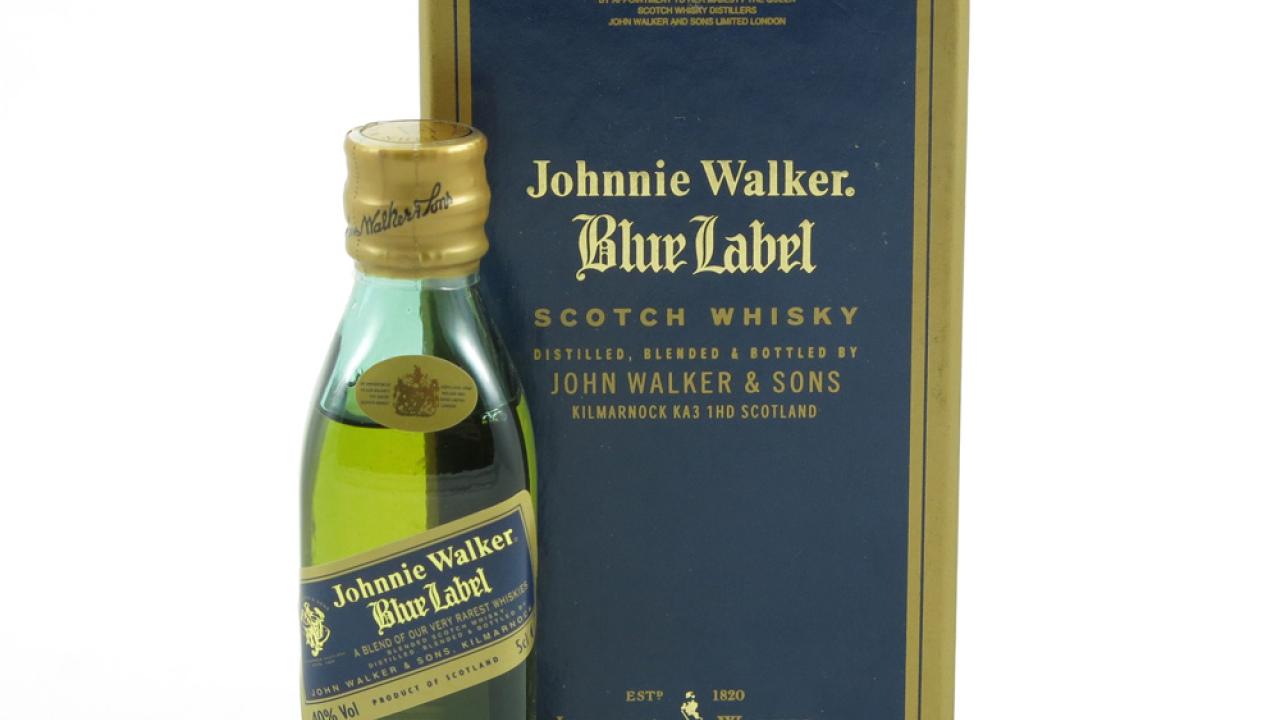 Johnnie Walker Blue Label 5cl Miniature Whisky | Whisky Auctioneer