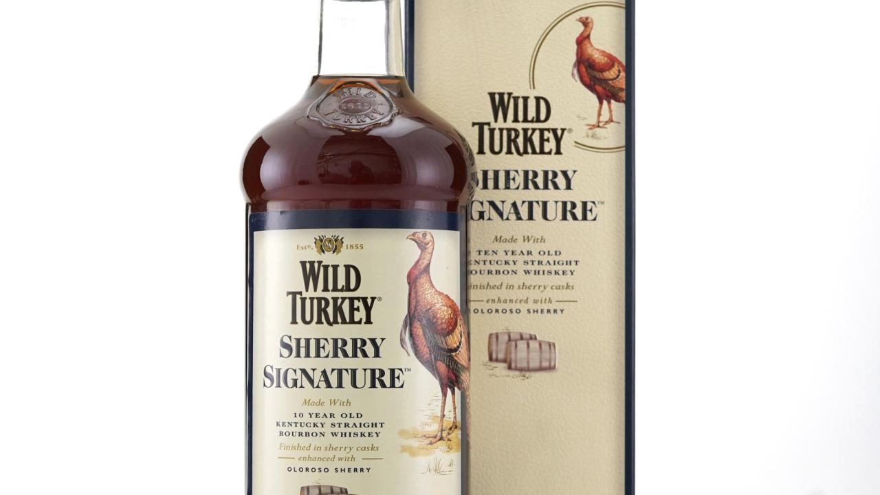 Wild Turkey 10 Year Old Sherry Signature 1999 Whisky | Whisky Auctioneer