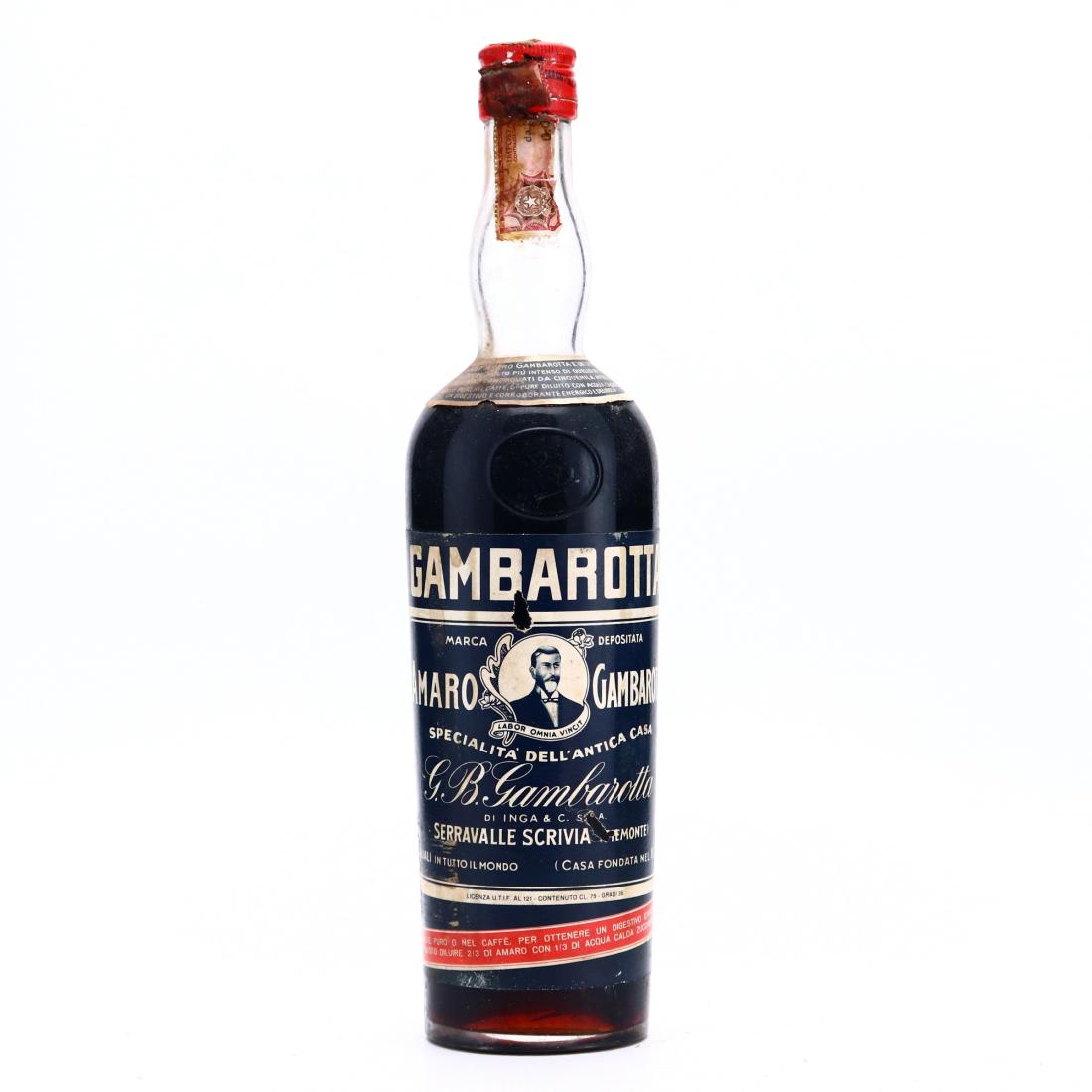 Gambarotta Amaro 1960s Whisky | Whisky Auctioneer