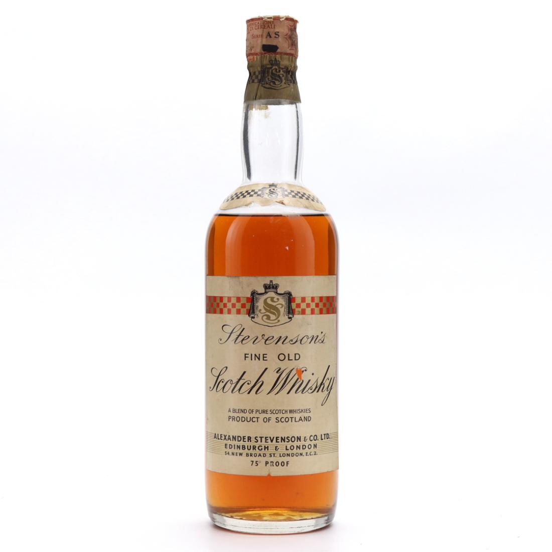 Stevenson's Fine Old Scotch Whisky 1960s Whisky | Whisky Auctioneer