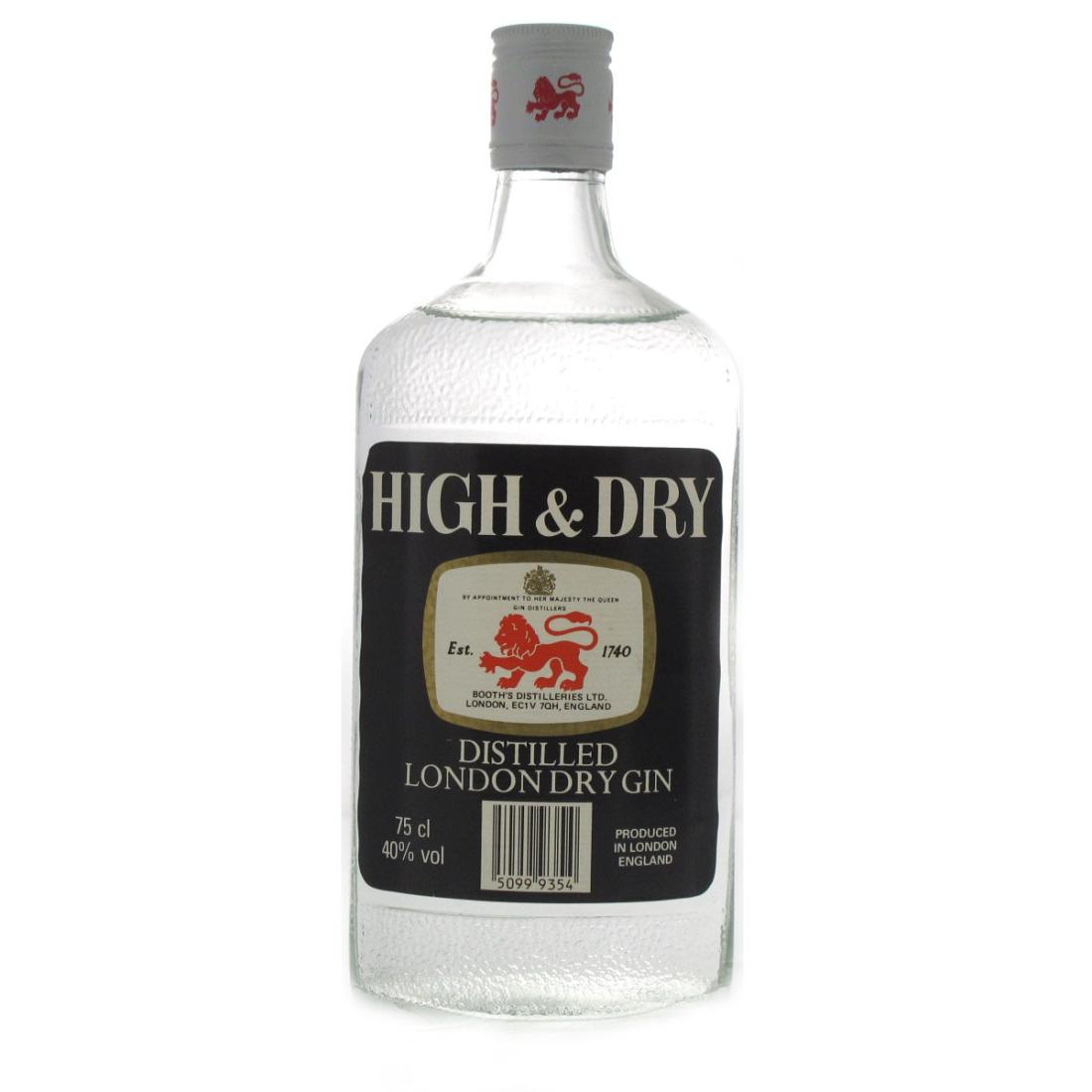 High and Dry London Dry Gin 1980s Whisky | Whisky Auctioneer
