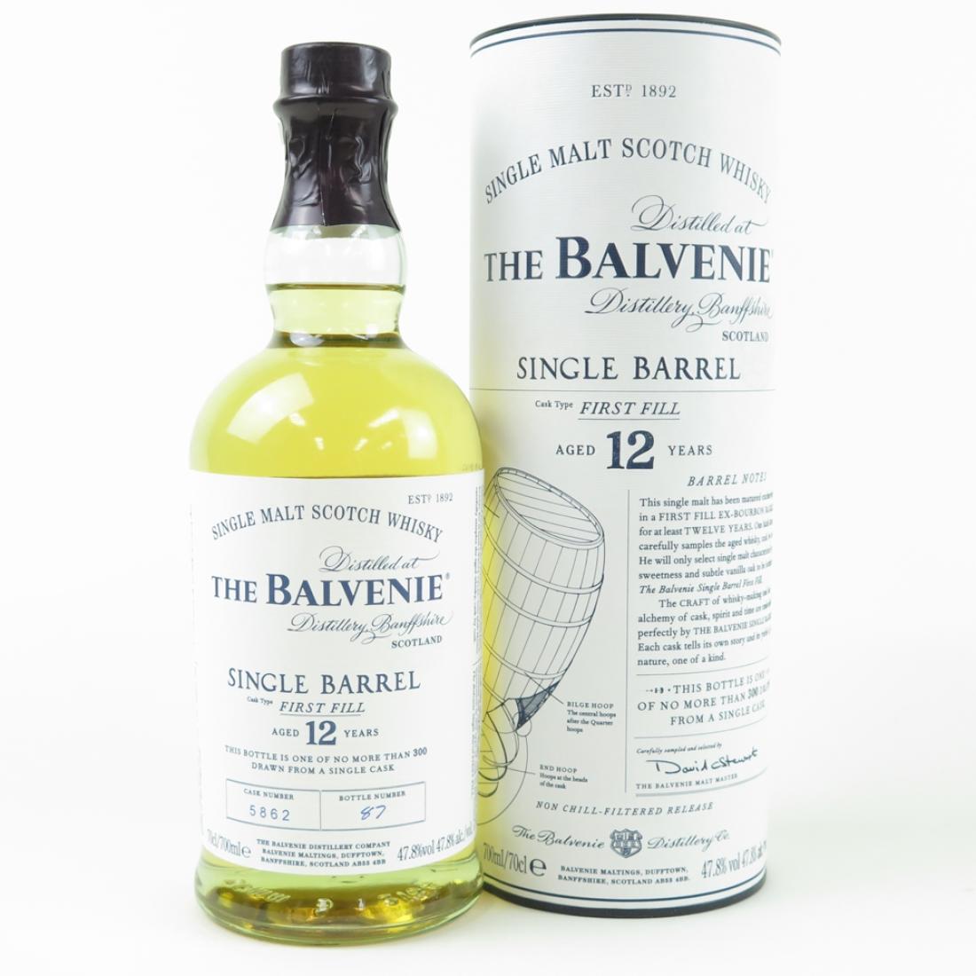 Balvenie Single Barrel 12 Year Old First Fill Whisky | Whisky Auctioneer