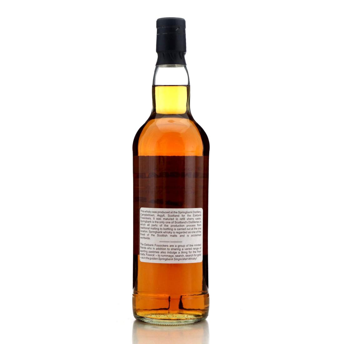 Springbank 12 Year Old Private Cask #537 - The Fossickers | Whisky ...
