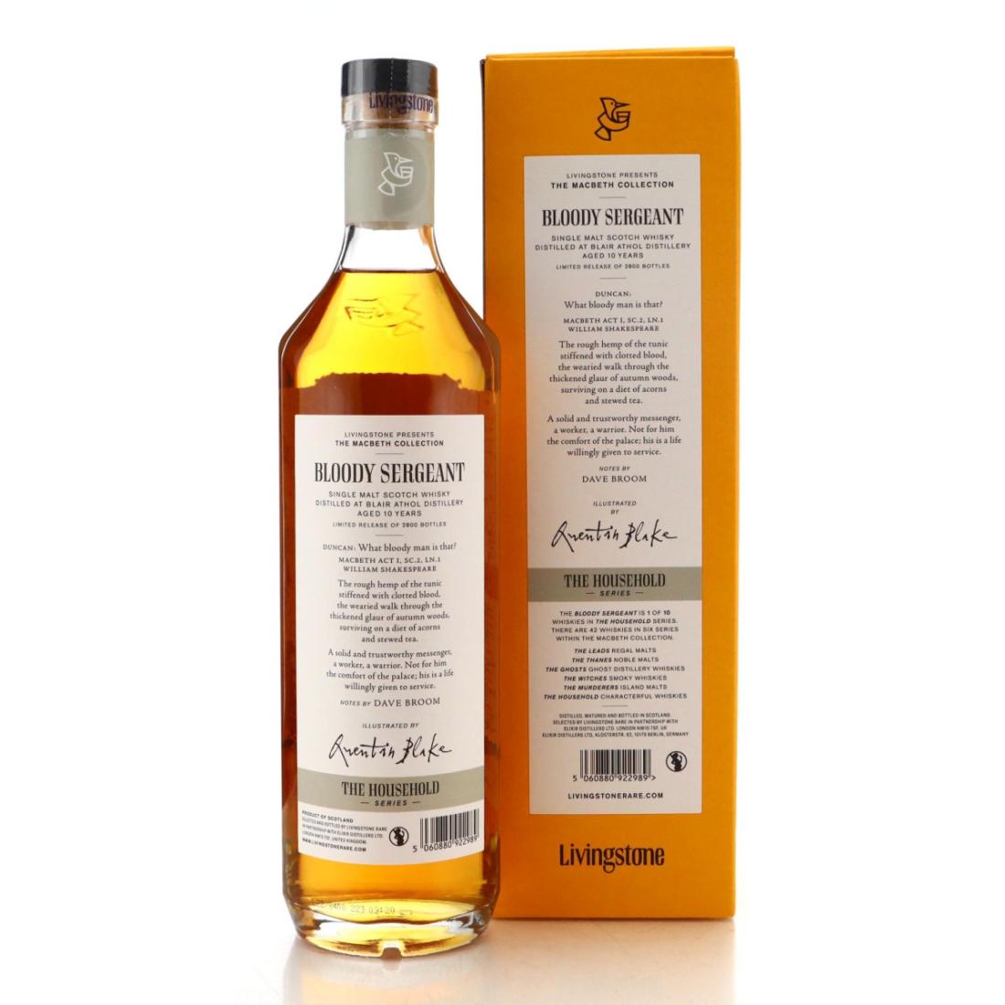 Blair Athol Macbeth 10 Year Old The Household Series - Bloody Sergeant ...