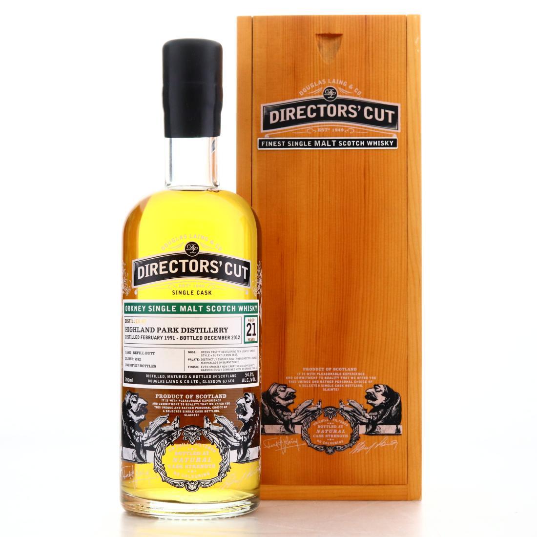 Highland Park 1991 Director's Cut 21 Year Old Whisky | Whisky Auctioneer