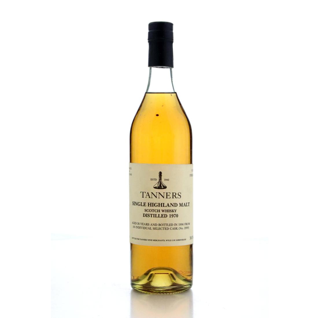 Tanners 1970 26 Year Old Highland Single Malt Whisky | Whisky Auctioneer