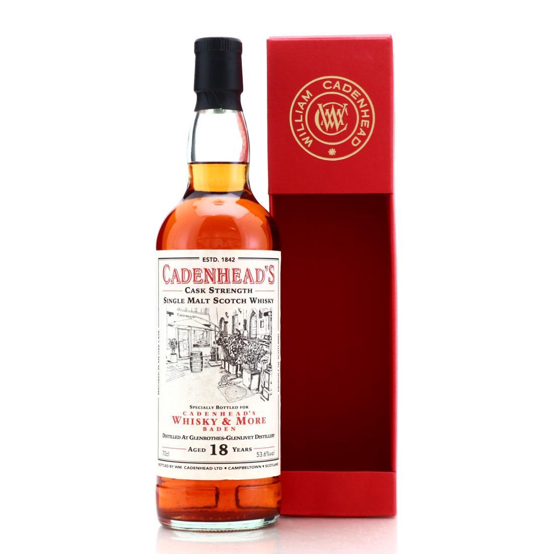 Glenrothes 2001 Cadenhead's Whisky Shops 18 Year Old - Baden Whisky ...