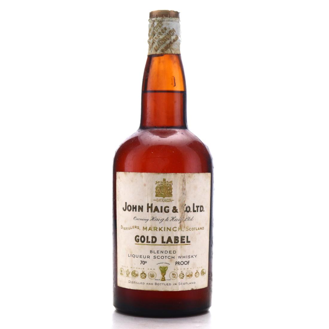 Haig Gold Label 1950s Whisky | Whisky Auctioneer