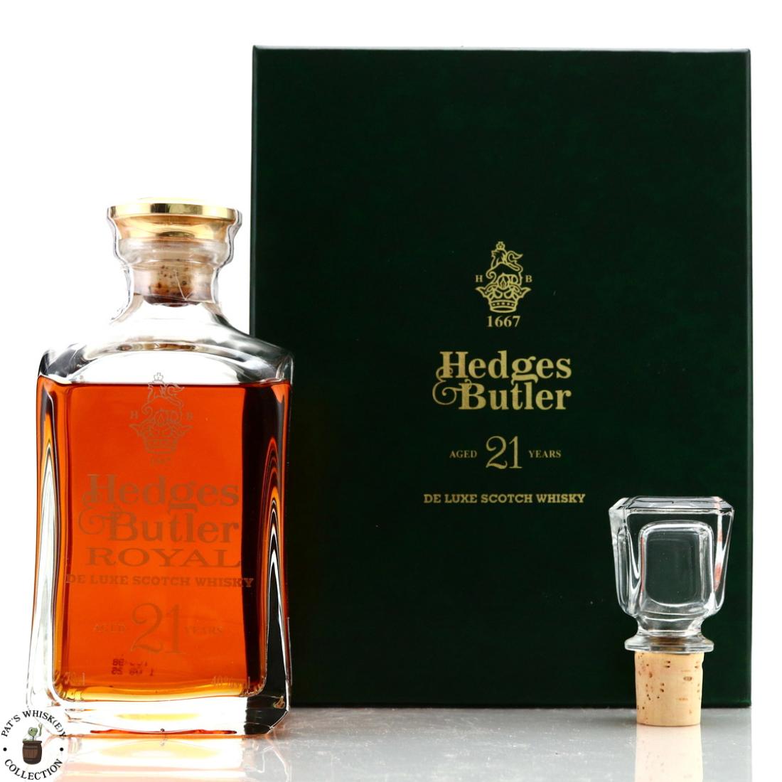 Hedges and Butler 21 Year Old Royal De Luxe Decanter Whisky | Whisky ...
