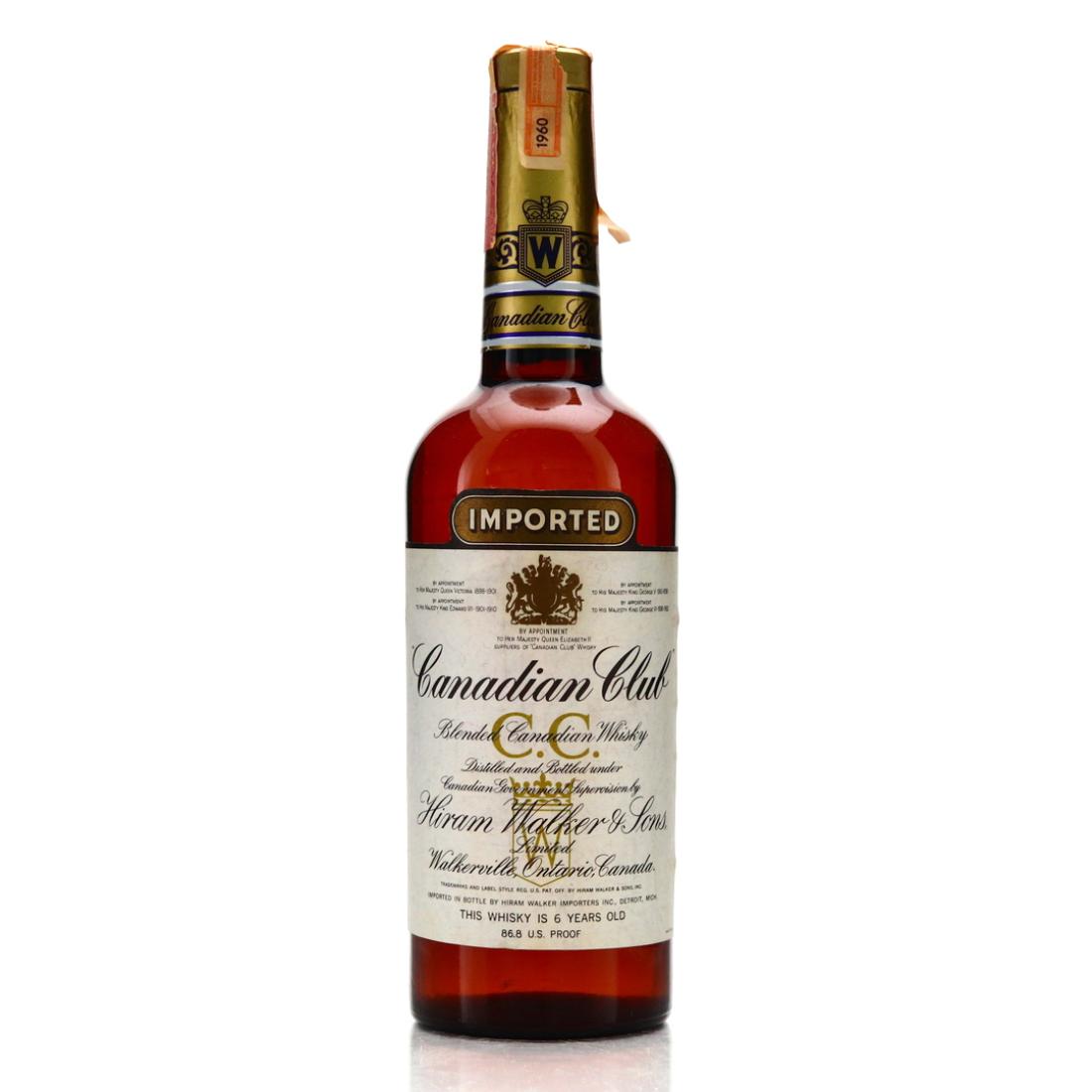 Canadian Club 1960 6 Year Old Whisky | Whisky Auctioneer