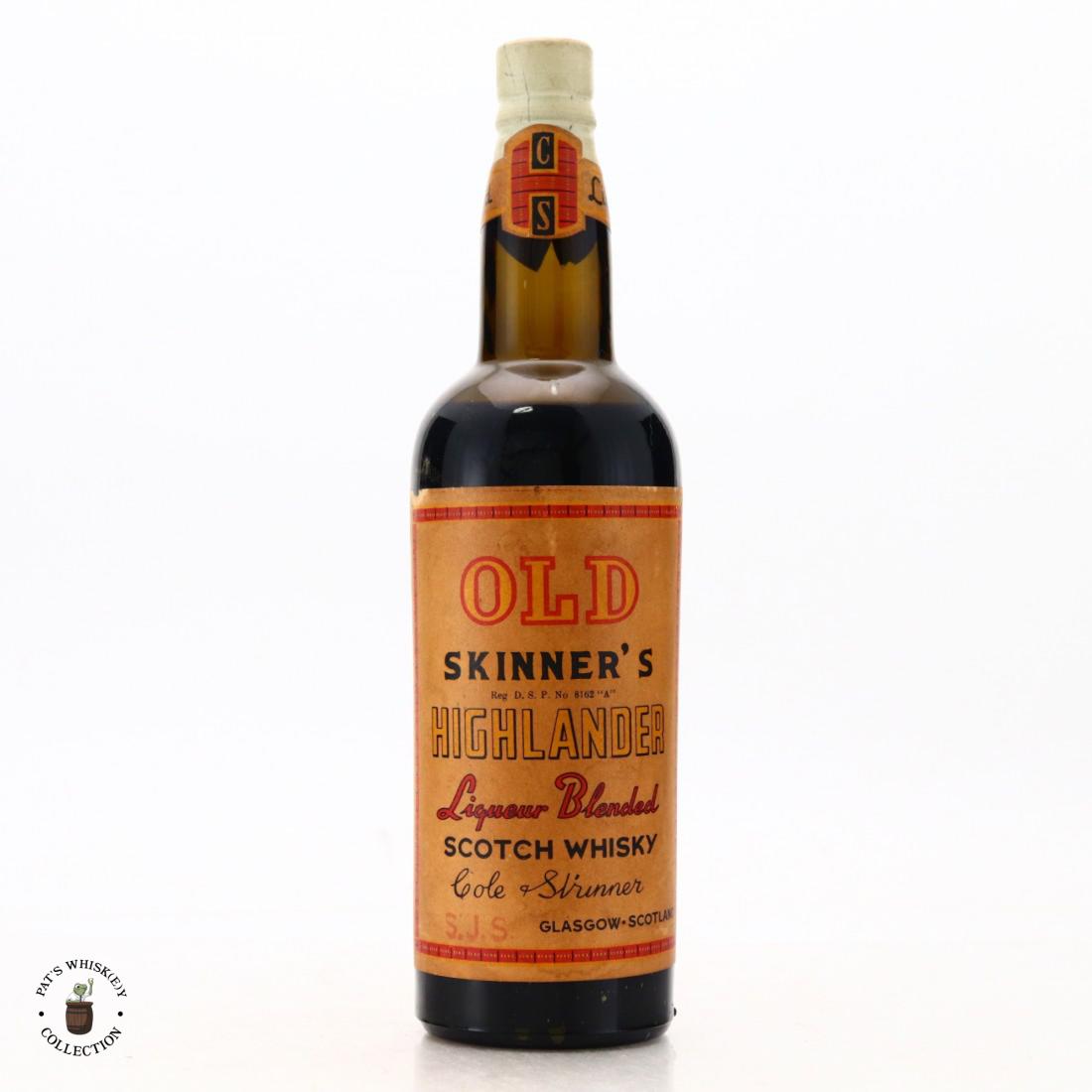 Old Skinner's Highlander Liqueur Blended Scotch Whisky - Mexican Whisky ...