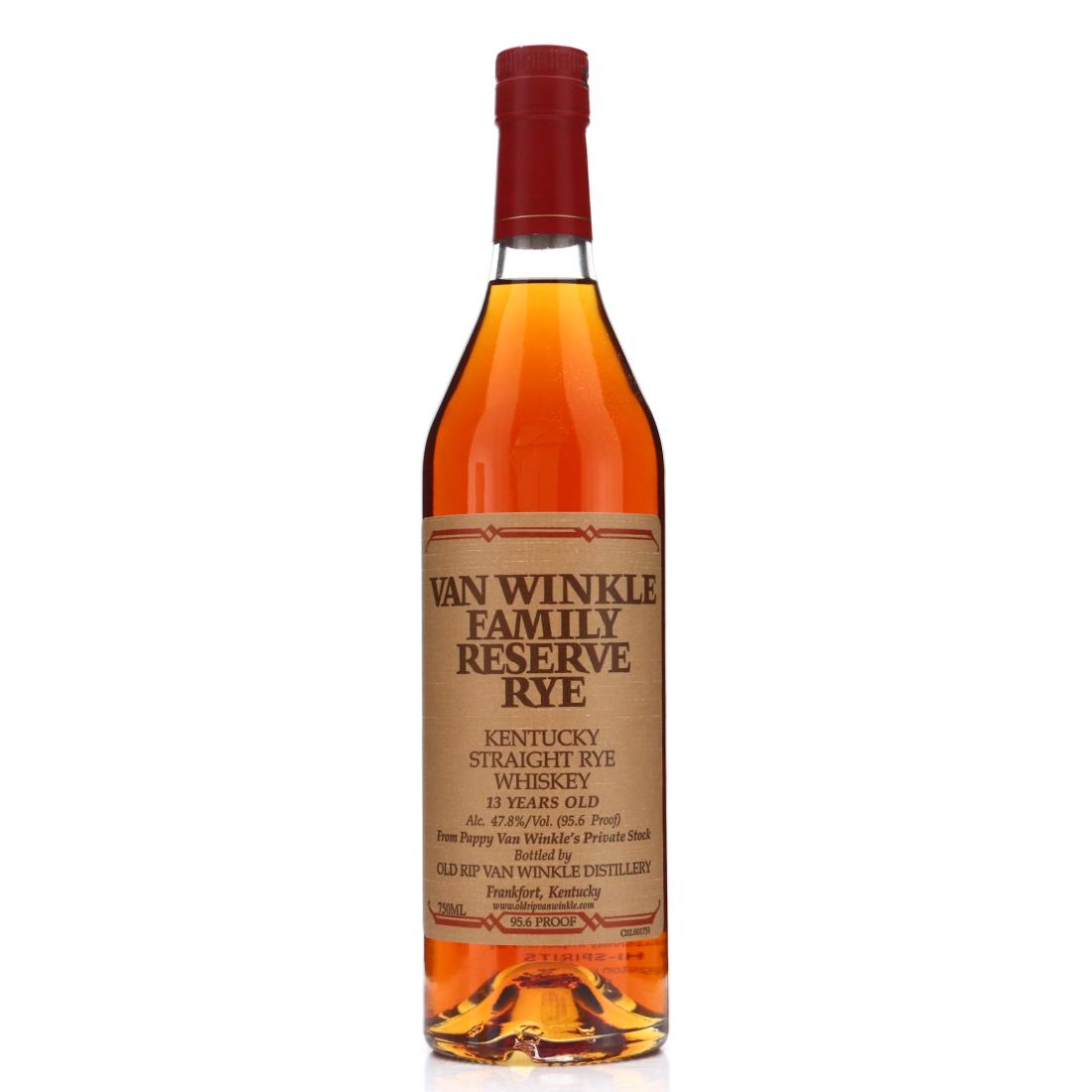 Van Winkle 13 Year Old Family Reserve Rye 2020 Whisky | Whisky Auctioneer