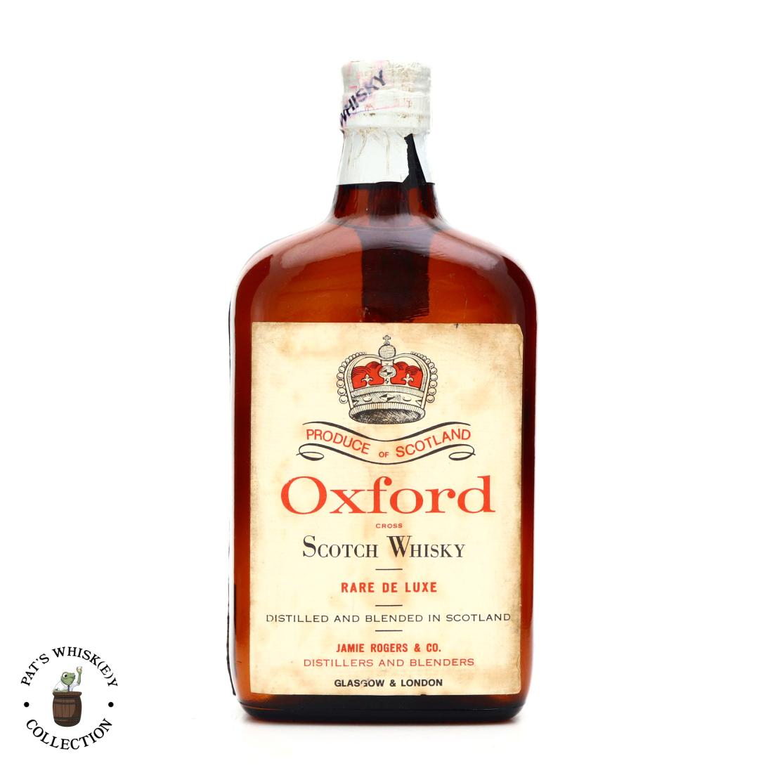Oxford Cross Rare de Luxe Scotch Whisky 1960s Whisky | Whisky Auctioneer
