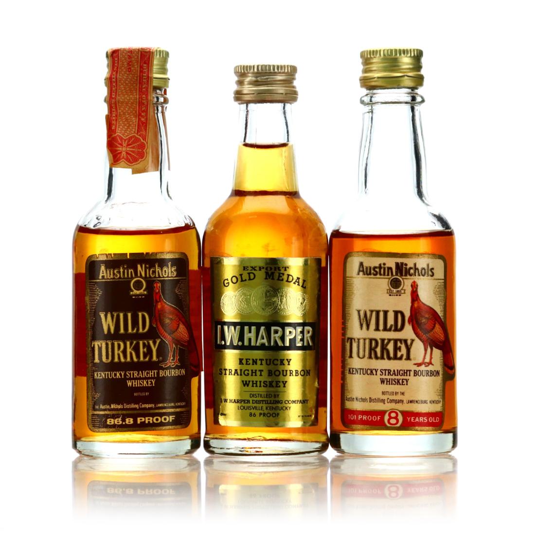 I.W Harper & Wild Turkey Miniatures Whisky | Whisky Auctioneer