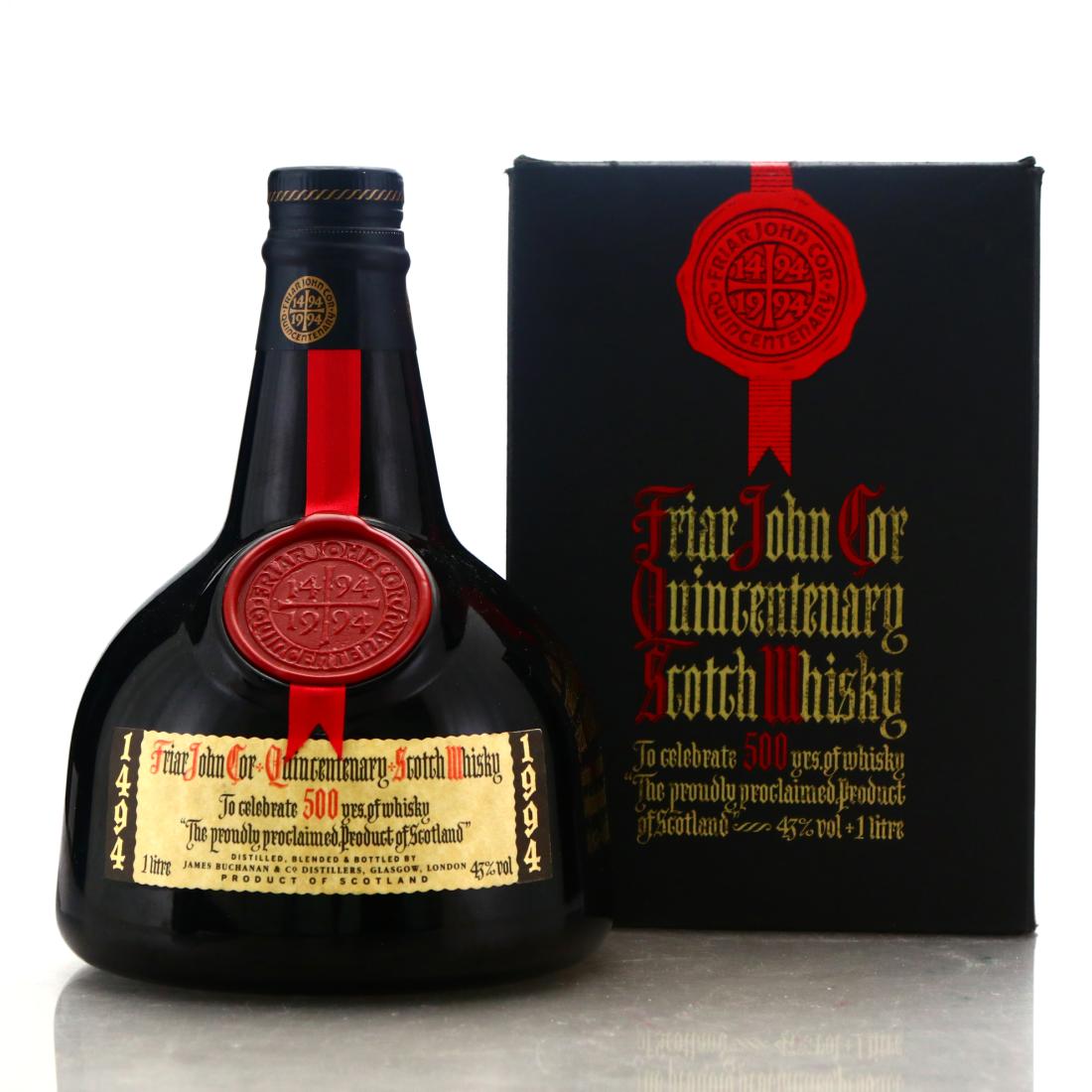 Friar John Cor Quincentenary Whisky | Whisky Auctioneer