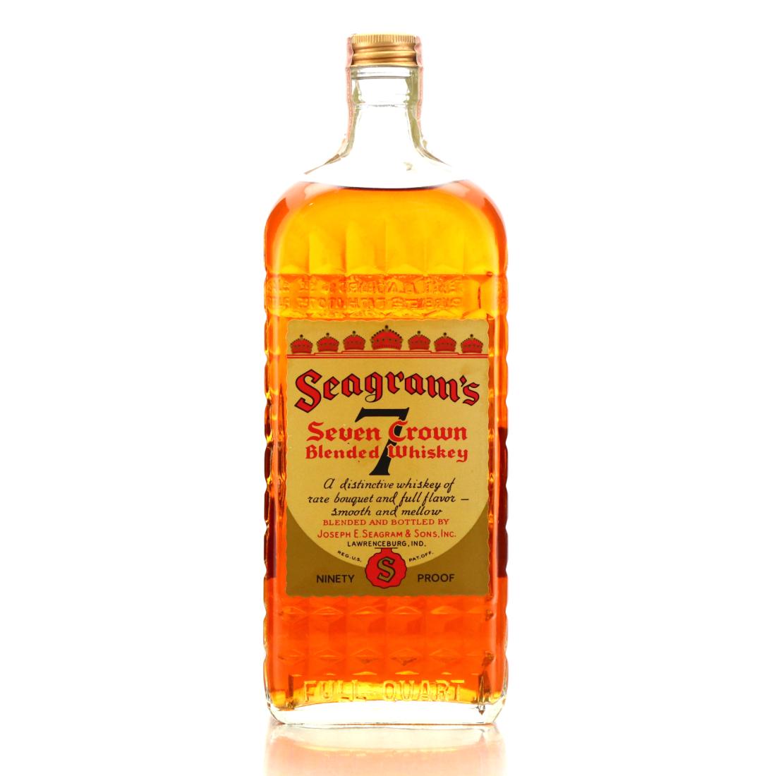 Seagram's Seven Crown Whiskey / Replica Bottle 1983 Whisky | Whisky ...