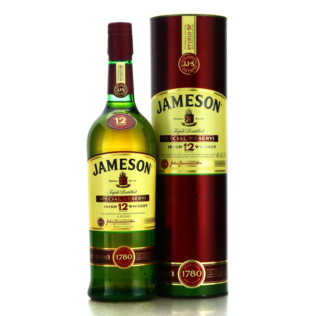 Jameson 12 Year Old Special Reserve 75cl Whisky | Whisky Auctioneer