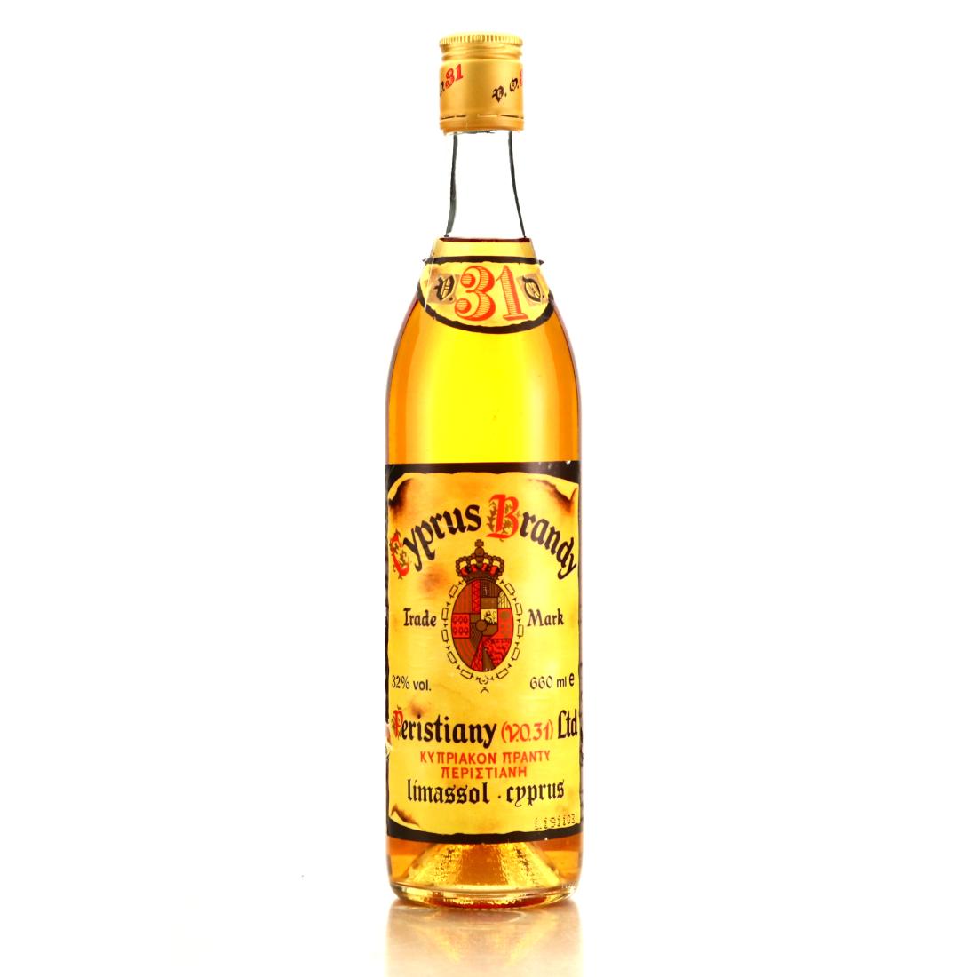 Peristiany VO 31 Cyprus Brandy Whisky | Whisky Auctioneer