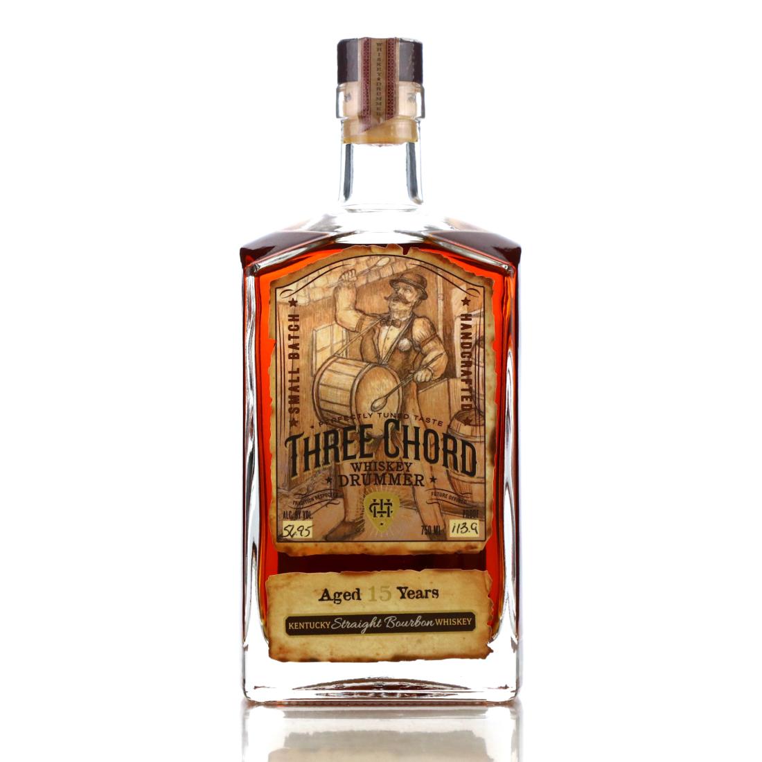 Three Chord 15 Year Old Kentucky Straight Bourbon / Whiskey Drummer ...