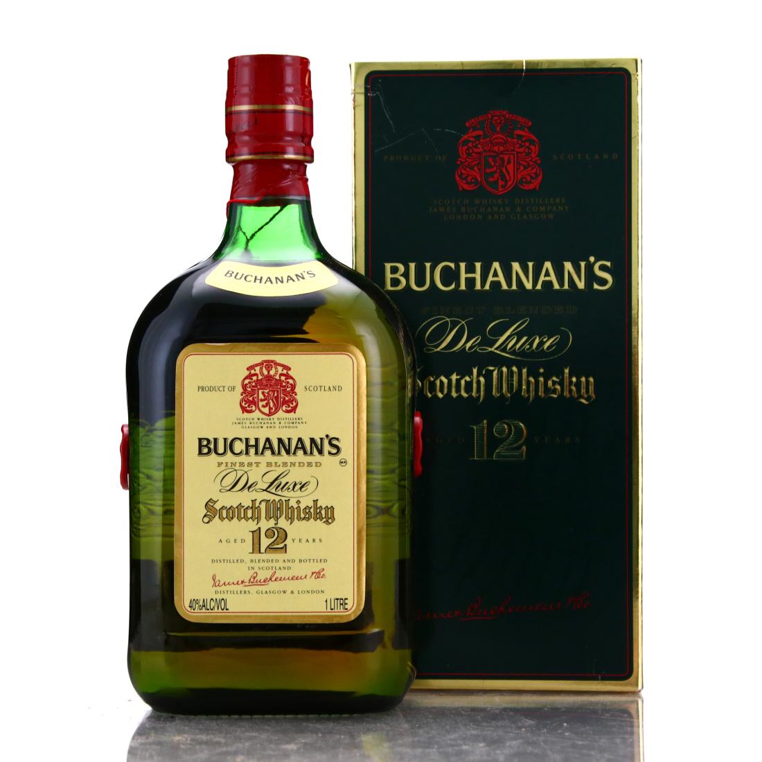 Buchanan's 12 Year Old De Luxe 1 Litre Whisky | Whisky Auctioneer
