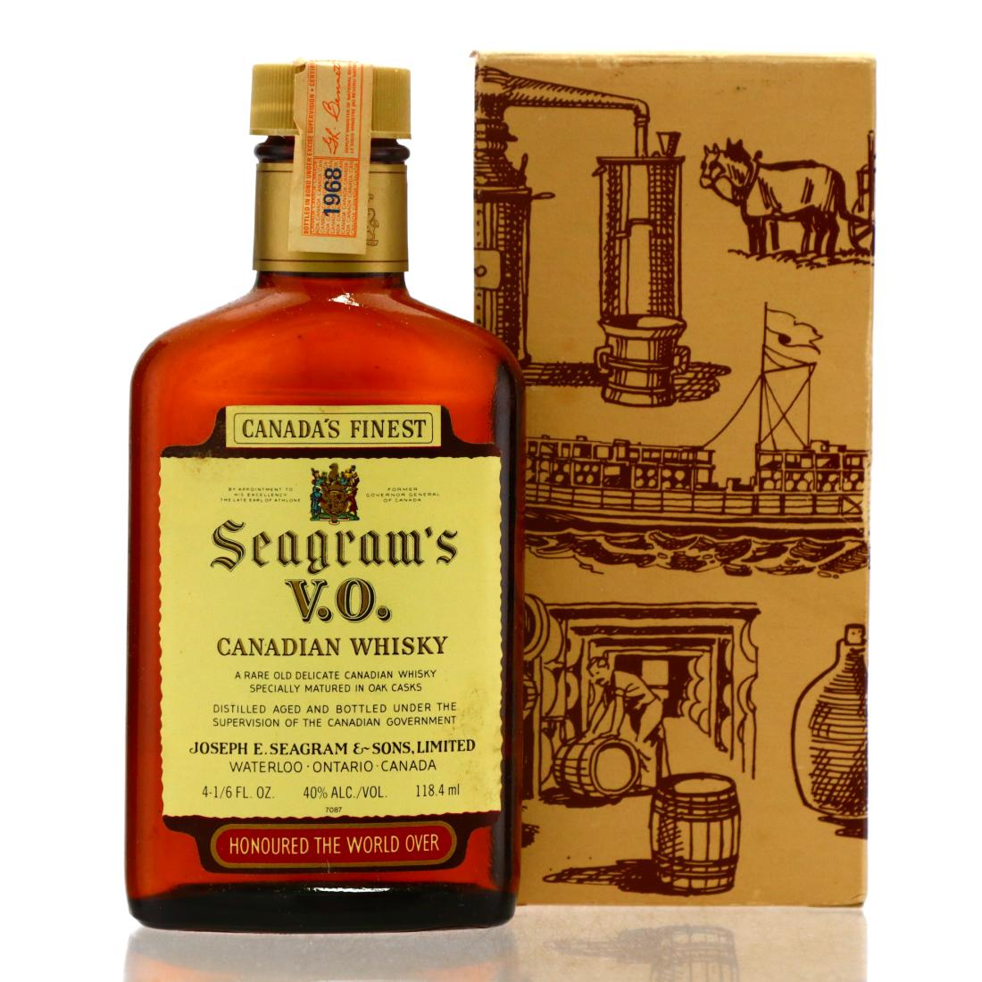 Seagram's VO 1968 Canadian Whisky / 12cl Whisky | Whisky Auctioneer