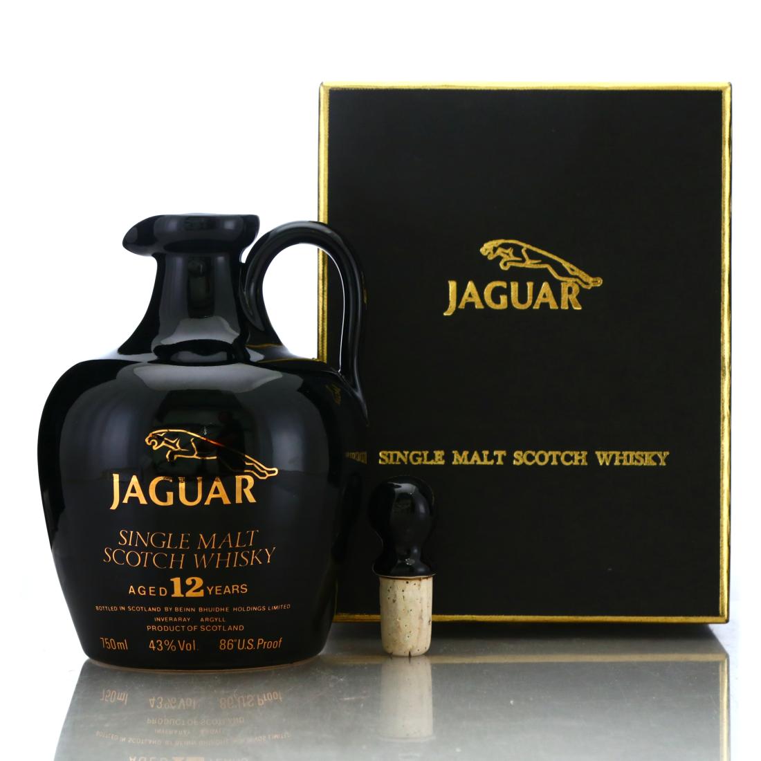 Jaguar 12 Year Old Single Malt Decanter 1980s / Morrison Bowmore Whisky ...