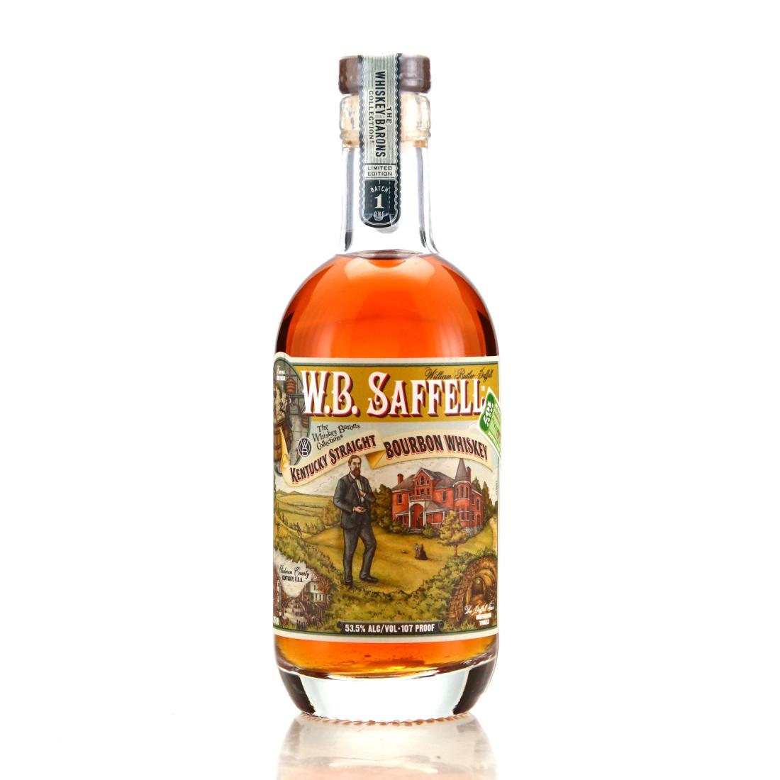 W.B. Saffell Kentucky Straight Bourbon Whiskey - Whiskey Barons ...