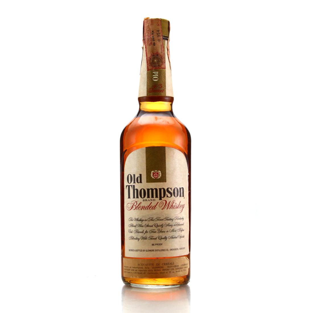 Glenmore's Old Thompson Brand 1970 Whisky | Whisky Auctioneer