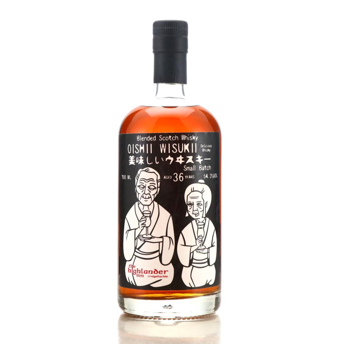 Oishii Wisukii 36 Year Old Highlander Inn Small Batch 3rd Edition ...