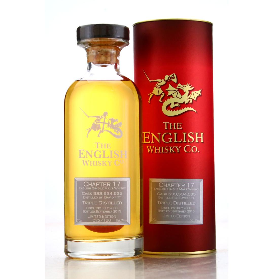 English Whisky Co 2008 Chapter 17 Triple Distilled Whisky | Whisky ...