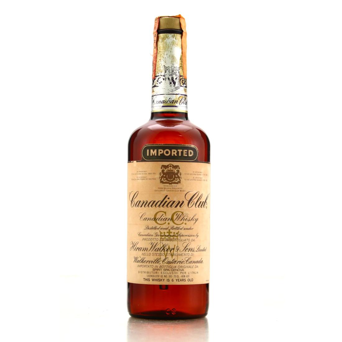 Canadian Club 1976 6 Year Old Canadian Whisky Whisky | Whisky Auctioneer