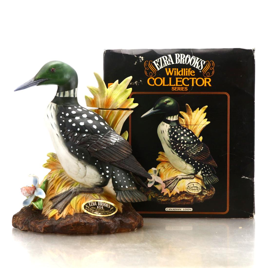 Ezra Brooks 101 Months Old Canadian Loon Decanter 1979 / Wildlife ...