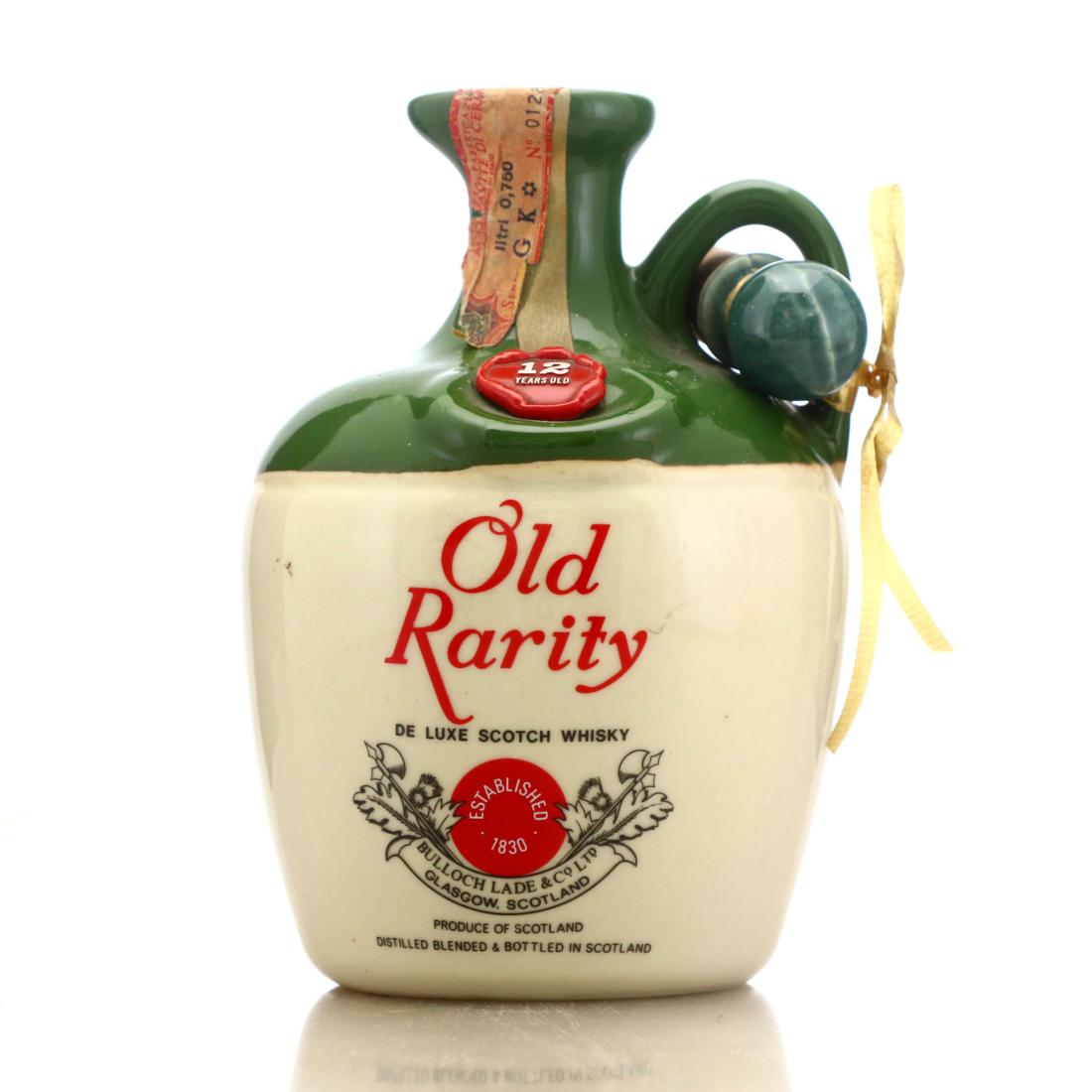 Old Rarity 12 Year Old De Luxe Decanter 1980s Whisky | Whisky Auctioneer