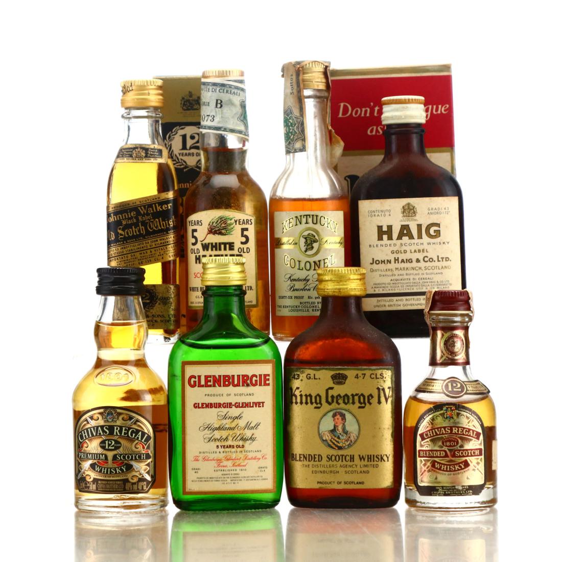 Scotch Whisky Miniature X 8 Whisky Whisky Auctioneer