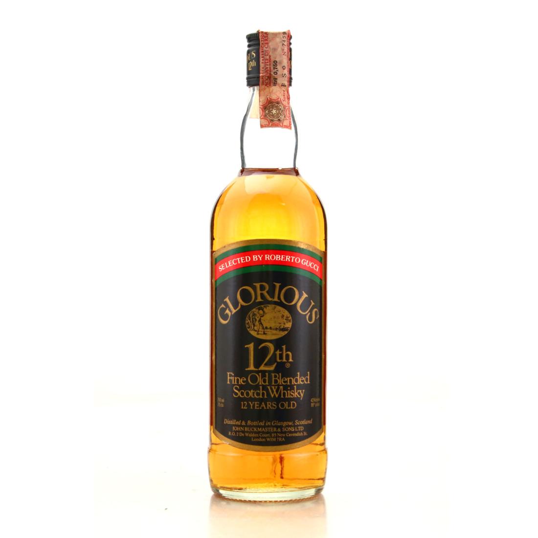 Glorious 12th 12 Year Old Fine Old Scotch Whisky 1980s Whisky | Whisky ...