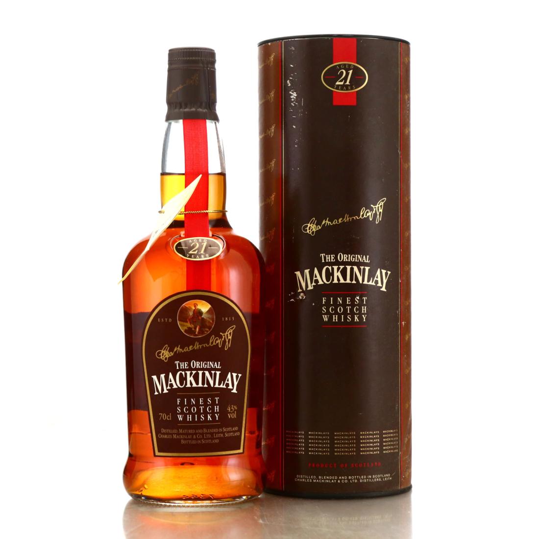 The Original Mackinlay 21 Year Old Finest Scotch 1980s Whisky | Whisky ...