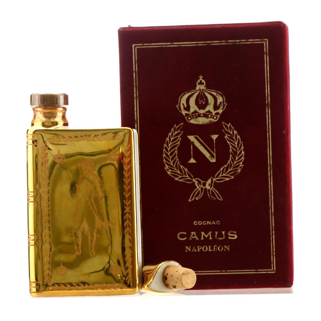 Camus Napoleon Bicentenary Cognac Decanter 1969 - 22k Gold Gilded Whisky | Whisky Auctioneer