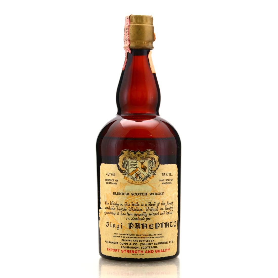 Slaintheva 12 Year Old Scotch Whisky circa 1970s / Giugi Parepiatto ...