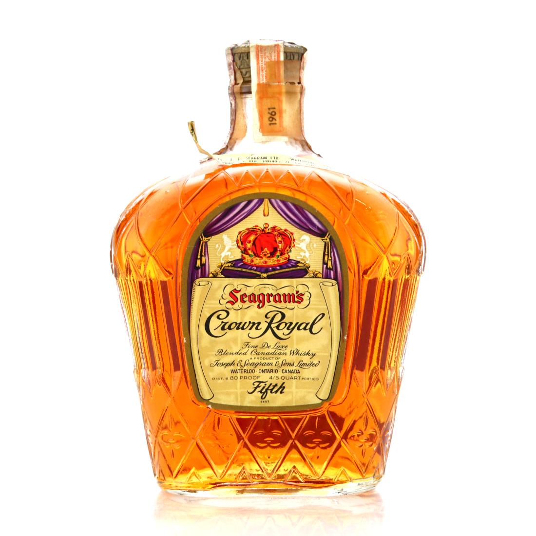 Seagram's Crown Royal 1961 Canadian Whisky Whisky | Whisky Auctioneer