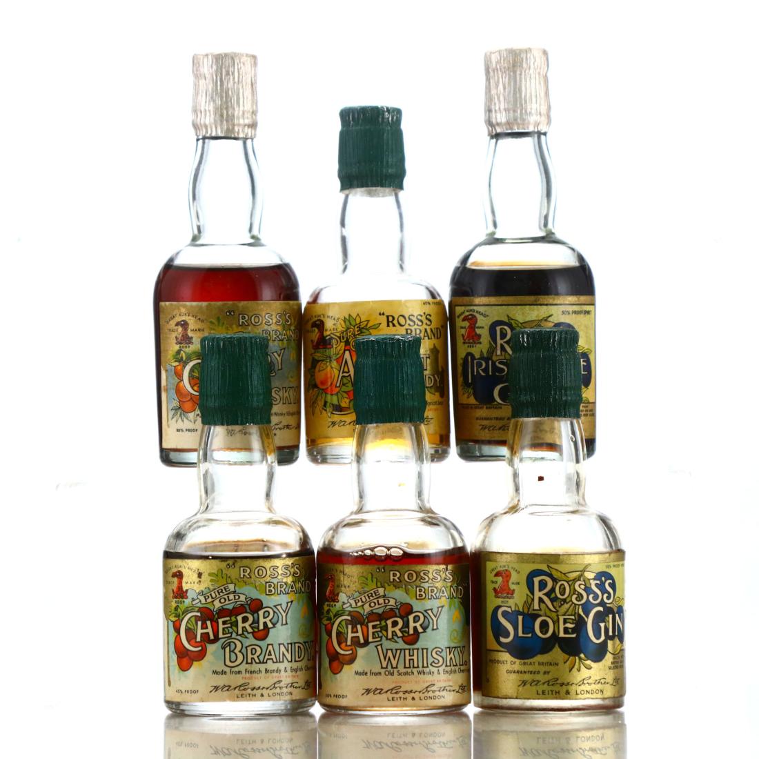 Ross's Brandy & Gin 6 x Miniatures Whisky | Whisky Auctioneer