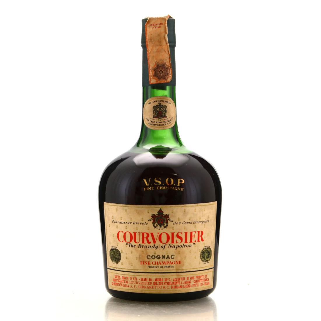 Courvoisier VSOP Fine Champagne Cognac Whisky | Whisky Auctioneer