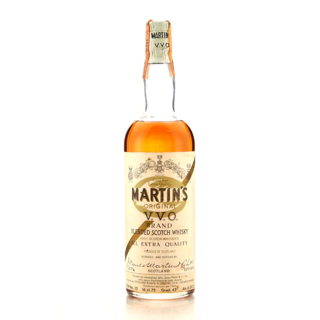 James Martin's VVO Scotch Whisky 1960s Whisky | Whisky Auctioneer