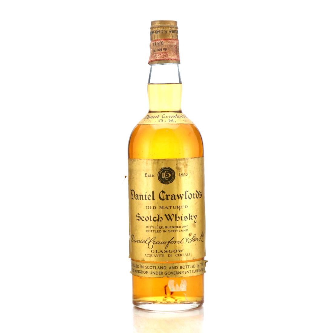 Daniel Crawford's Old Matured Scotch Whisky 1950-60s Whisky | Whisky ...