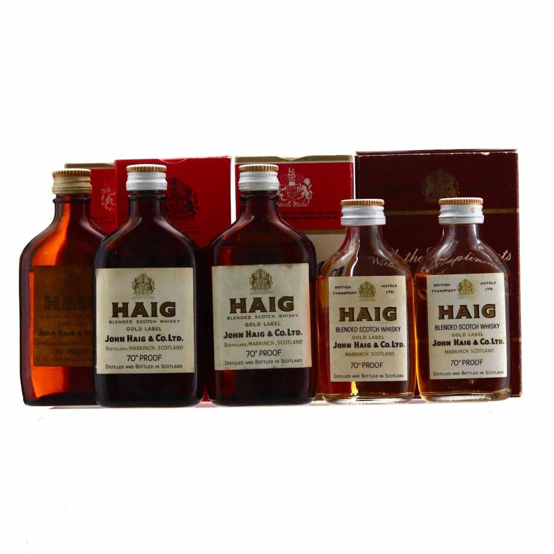 Haig Gold Label Scotch Whisky Miniature 1960-70s x 5 Whisky | Whisky ...