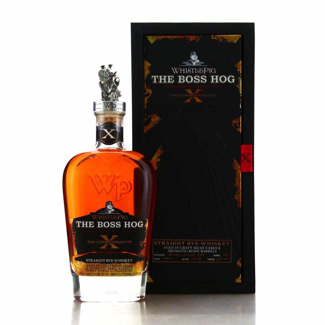 Whistlepig Single Barrel Rye #103 / The Boss Hog X The Commandments ...