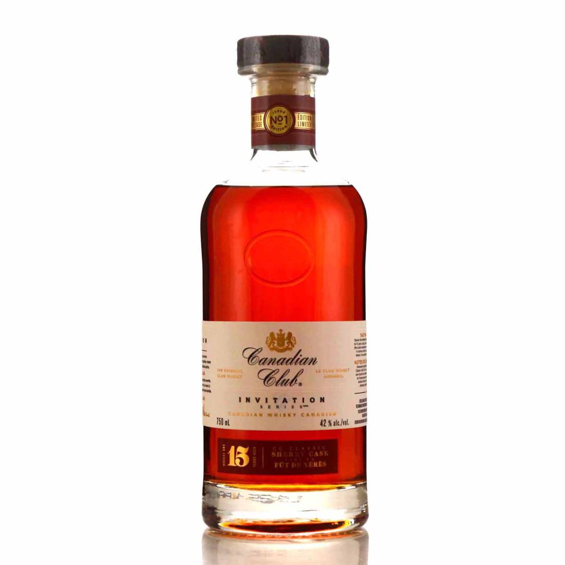 Canadian Club 15 Year Old Sherry Cask / Invitation Series Whisky ...