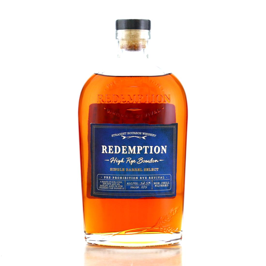 Redemption High Rye Bourbon Single Barrel / Beast Masters Club Whisky ...