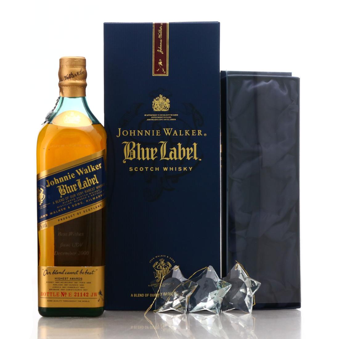 Johnnie Walker Blue Label Gift Pack 75cl 2000 / Out of the Blue Whisky ...