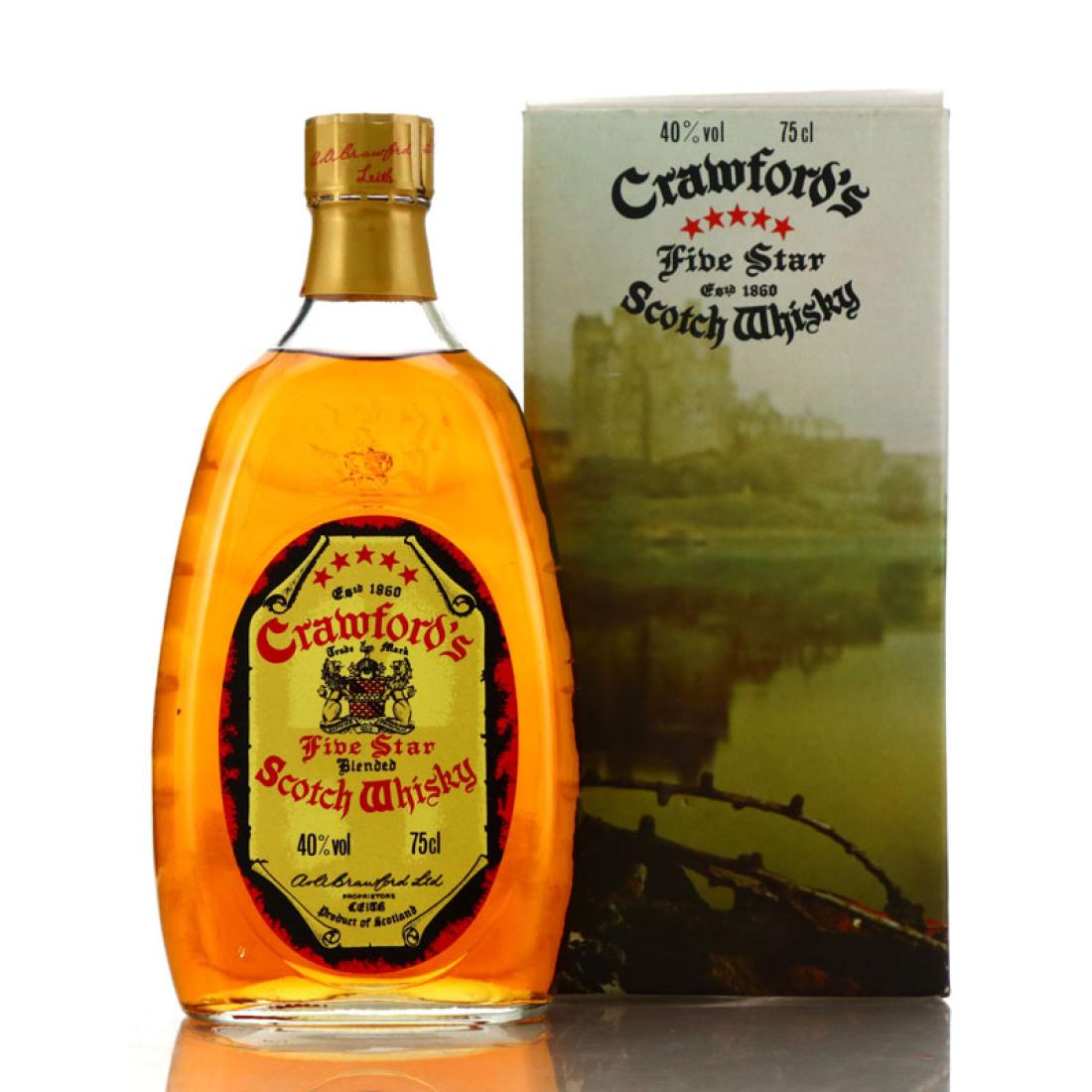 Crawford's Five Star Scotch Whisky 1980s Whisky | Whisky Auctioneer